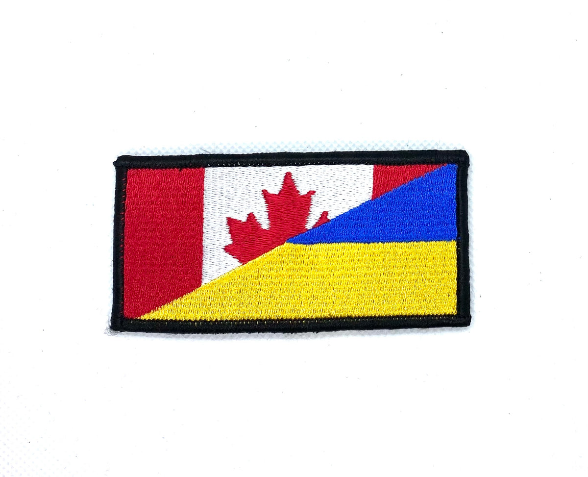 Canada/Ukraine Flag – Custom Patch Canada