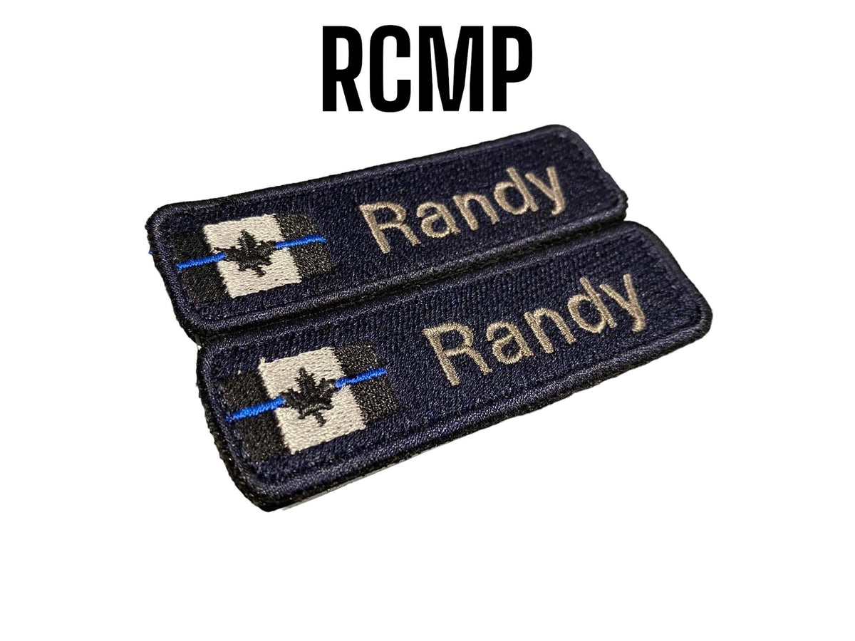 NAMETAGS - THIN BLUE LINE – Custom Patch Canada